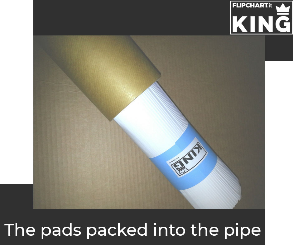 Production of the giant paper pads for the huge flipchart KING - KING ...